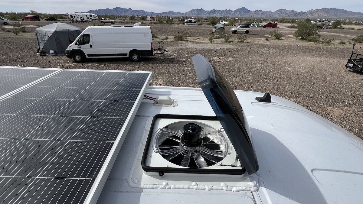 Front Roof Vent Installation – Smokey Da Van